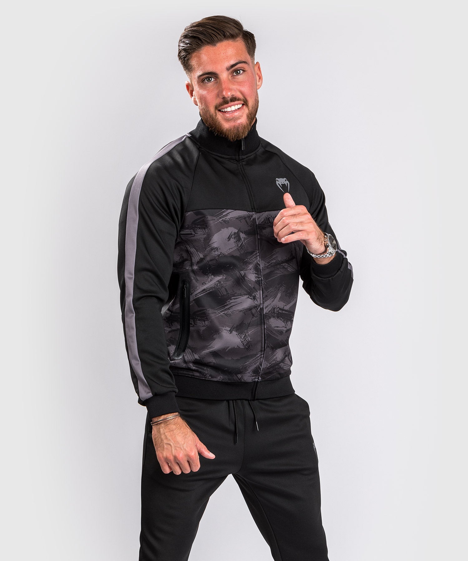 VENUM CLUB EVO JACKET - BLACK/DARK CAMO – Venum Europe