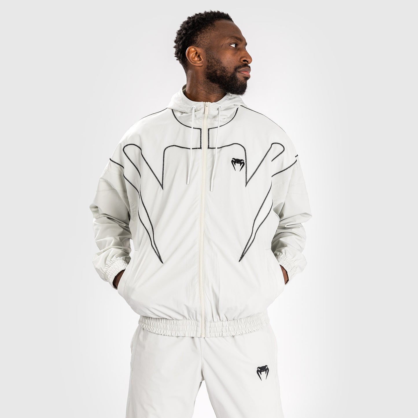 Venum Attack 90 Tracksuit Jacket - Sand/Black