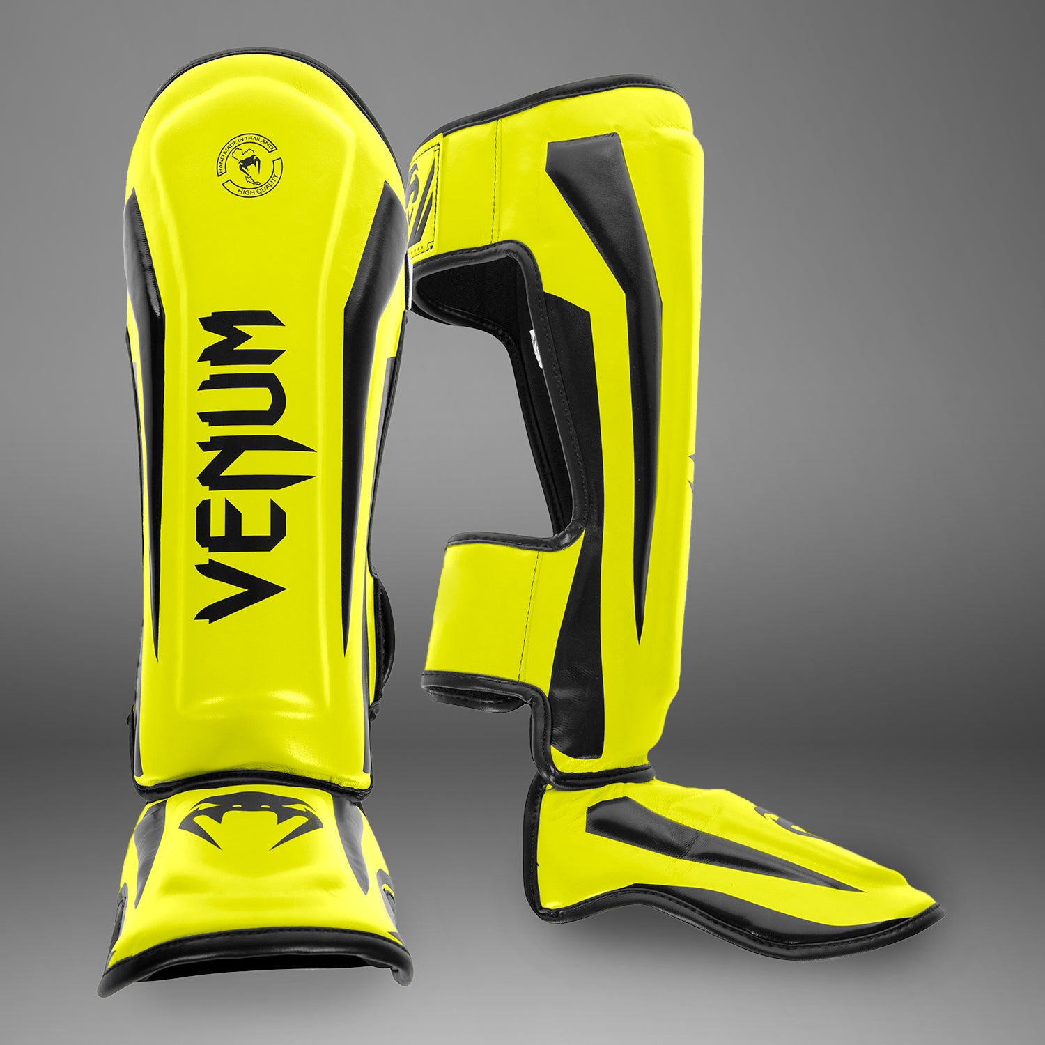 Venum Elite Shin Guards - Yellow – Venum Europe